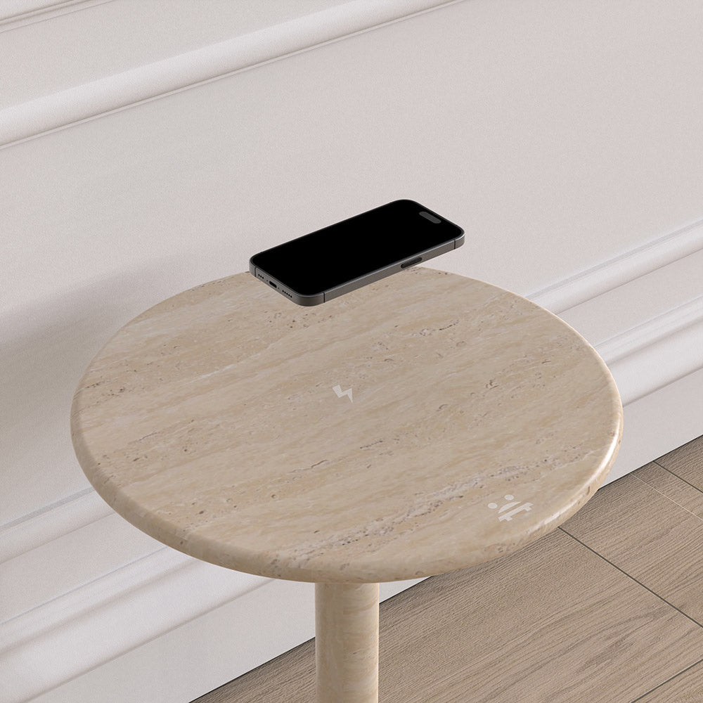 Wireless Charging Tables - 100% Marble Stone